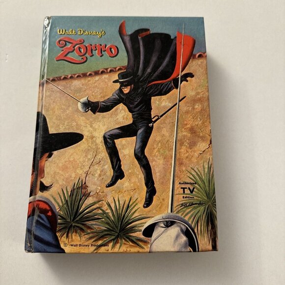 Other | Vintage Walt Disneys Zorro Book 1958 Authorized Tv Edition D42 | Poshmark